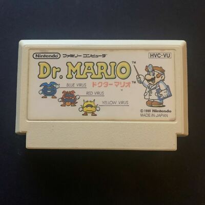 Dr Mario - Nintendo Famicom NES Japan NTSC-J Game HVC-VU | eBay Australia
