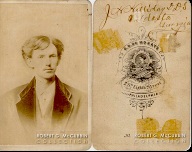 Doc Holliday Tintype Antique Ferrotype A Few Years After Dentist School ...