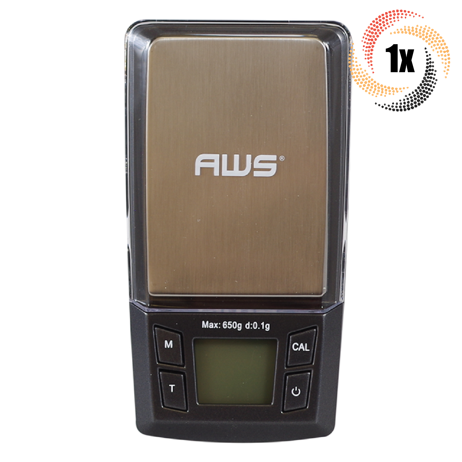 1x Scale AWS AERO-650 Black Digital LCD Pocket Scale | Auto Shutoff ...