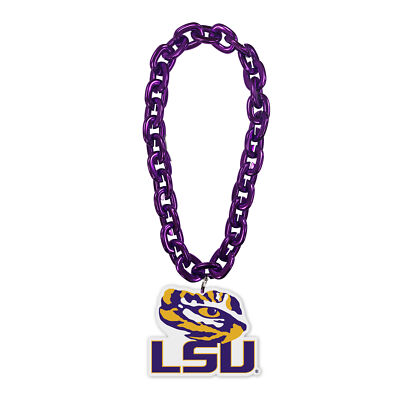 Aminco Licensed NCAA LSU Tigers Purple Fan Chain Logo | eBay