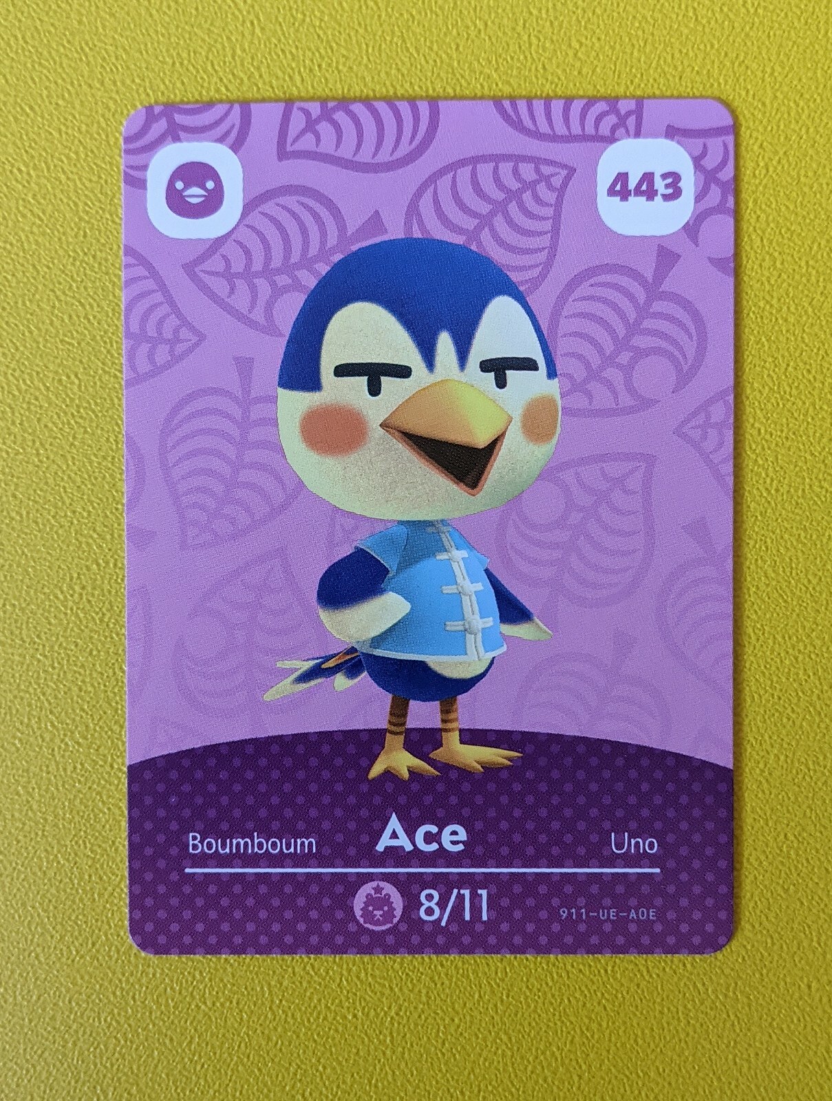 Nintendo Animal Crossing amiibo Card - #443 Ace Jock Bird (series 5) | eBay