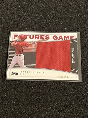 Brett Jackson 2010 Topps Pro Debut Futures Game Jumbo Prospect Jersey ...