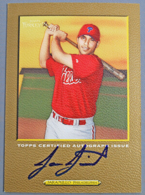 2005 Topps Turkey Autograph Jason Jaramillo Baseball Gold Card 22/25 ...