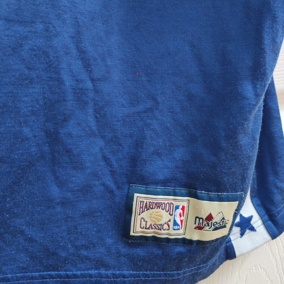 Vintage NBA Baltimore Bullets Hardwood Classic Majestic Warm Up Jersey ...