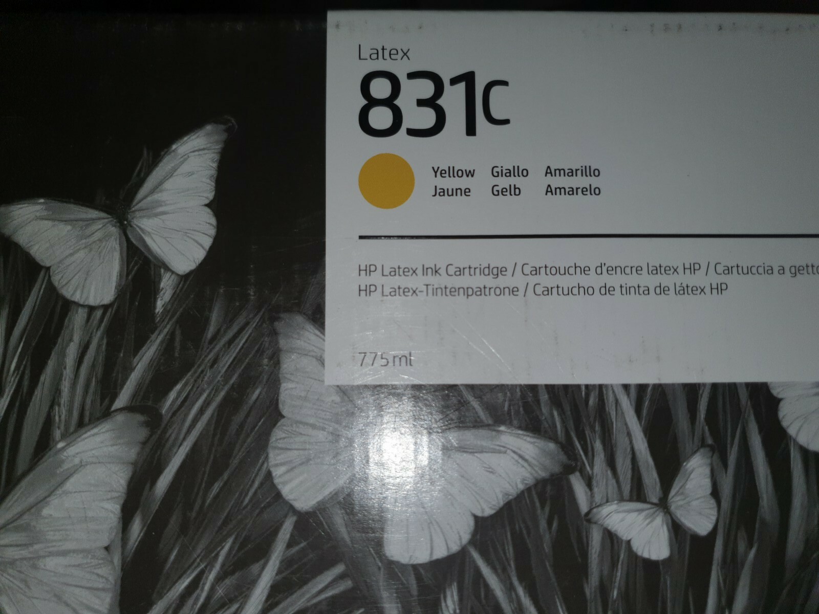 HP 831C LATEX INK GENUINE 2024 Black Optimizer Magenta Cyan INKS AND ...