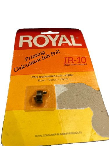 Total Printing Calculator Ink Roll IR 10 Fits Royal Canon Sharp | eBay