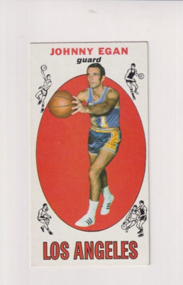 JOHNNY EGAN 1969-70 TOPPS VINTAGE BASKETBALL BASE CARD #16 LOS ANGELES LAKERS | eBay