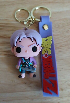 Dragon Ball Z ~ 3D PVC Figure Strap Keychain ~Future Trunks ~ US Seller ...