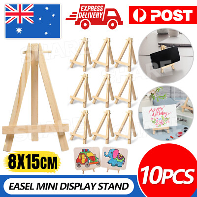 10PCS Easel Mini Display Easel Tabletop Canvas Frame Wooden Display ...