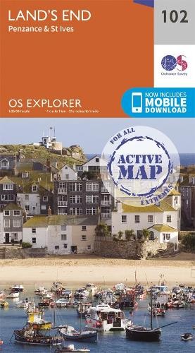 Land's End (Map) OS Explorer Active 9780319475645 | eBay