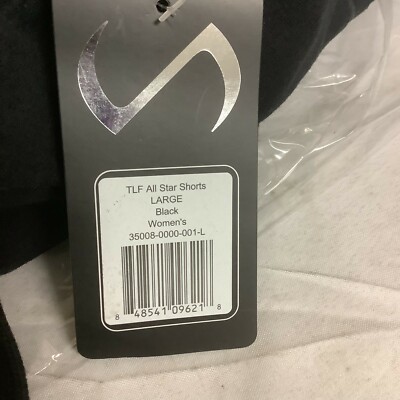 Take Life Further Womens All Star Shorts Black Activewear Athletic Size ...