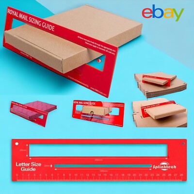 Royal Mail Postage Letter Size Ruler PIP PPI Post Office Price Charge ...