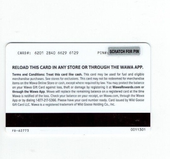 WAWA Gift Card - Bird - Wild Goose - Collectible - No Value - I Combine ...