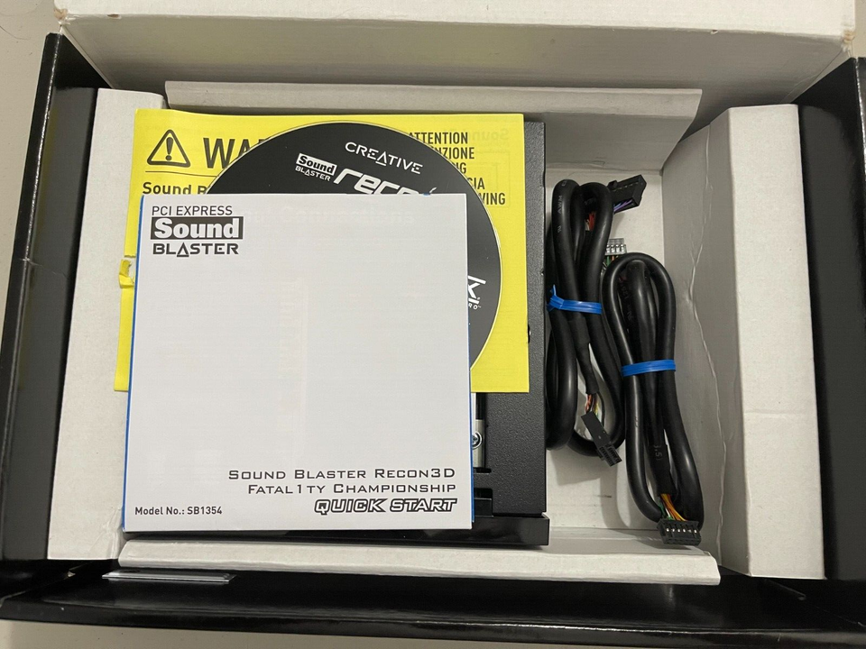 Creative Sound Blaster Recon3D THX PCIE Fatal1ty Pro Champion Series ...