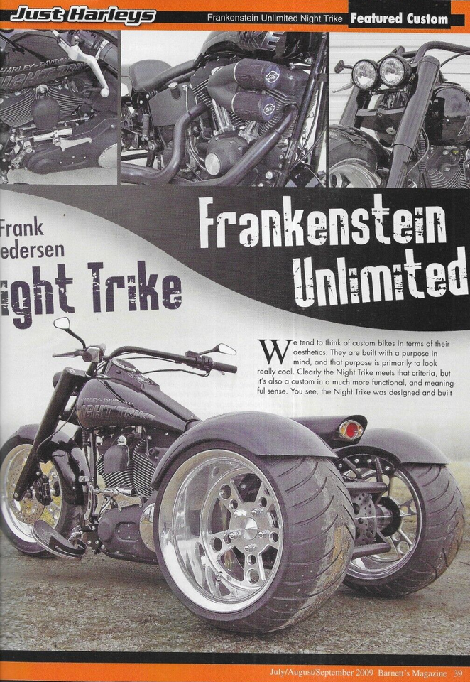 Barnett's Motorcycle Magazine Modified Harley Special Edition Custom ...