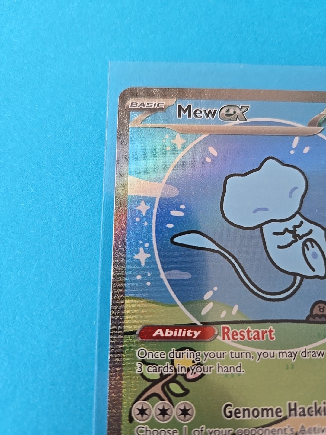 Pokemon Paldean Fates Mew Ex Special Illustration Rare 232/091 Bubble ...
