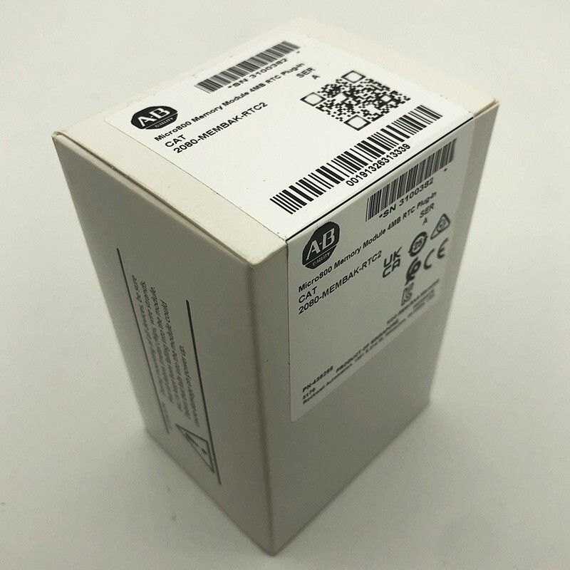 NEW Original 2080-MEMBAK-RTC2 AB Micro800 Memory Module 4MB RTC Plug-In ...