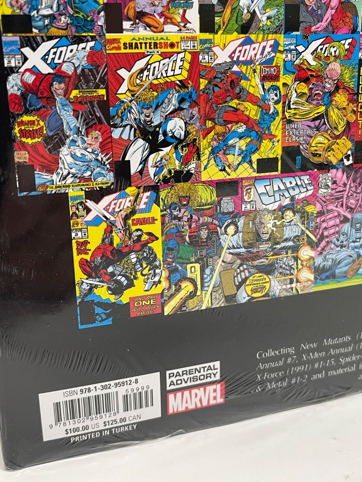 X-Force Omnibus ROB LIEFELD 1st ISSUE COVER Marvel Comics HC New Sealed ...