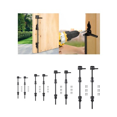 2Pcs Fence Gate Ground Latch Gate Drop Pin Iron Door latches Drop Rod ...