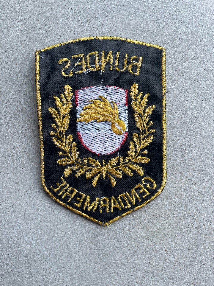Austrian Bundesgendarmerie Patch, Austria former police insignia | eBay