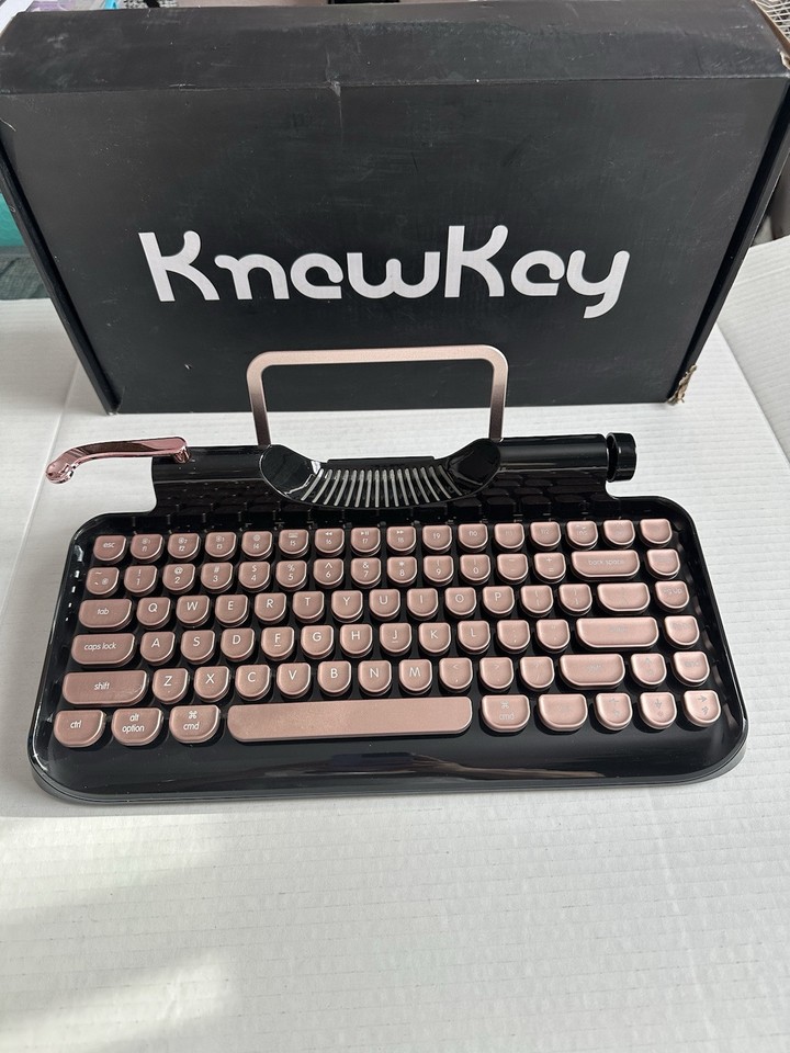 KnewKey RYMEK Typewriter Style Mechanical Wired & Wireless Keyboard ...