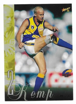 1998 afl SELECT SIGNATURE SERIES EAGLES DEAN KEMP #69 CARD | eBay