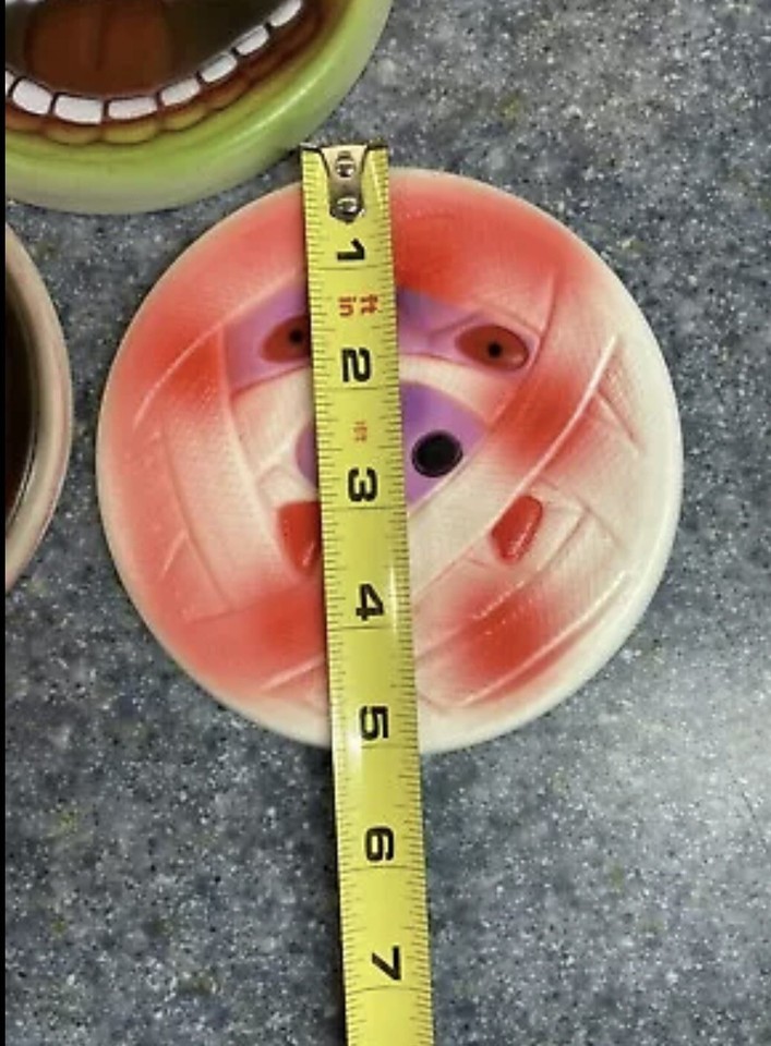 Monster KO MADBALLS Goops Frisbee Lot Of 5 Mummy Etc New Old Stock With ...