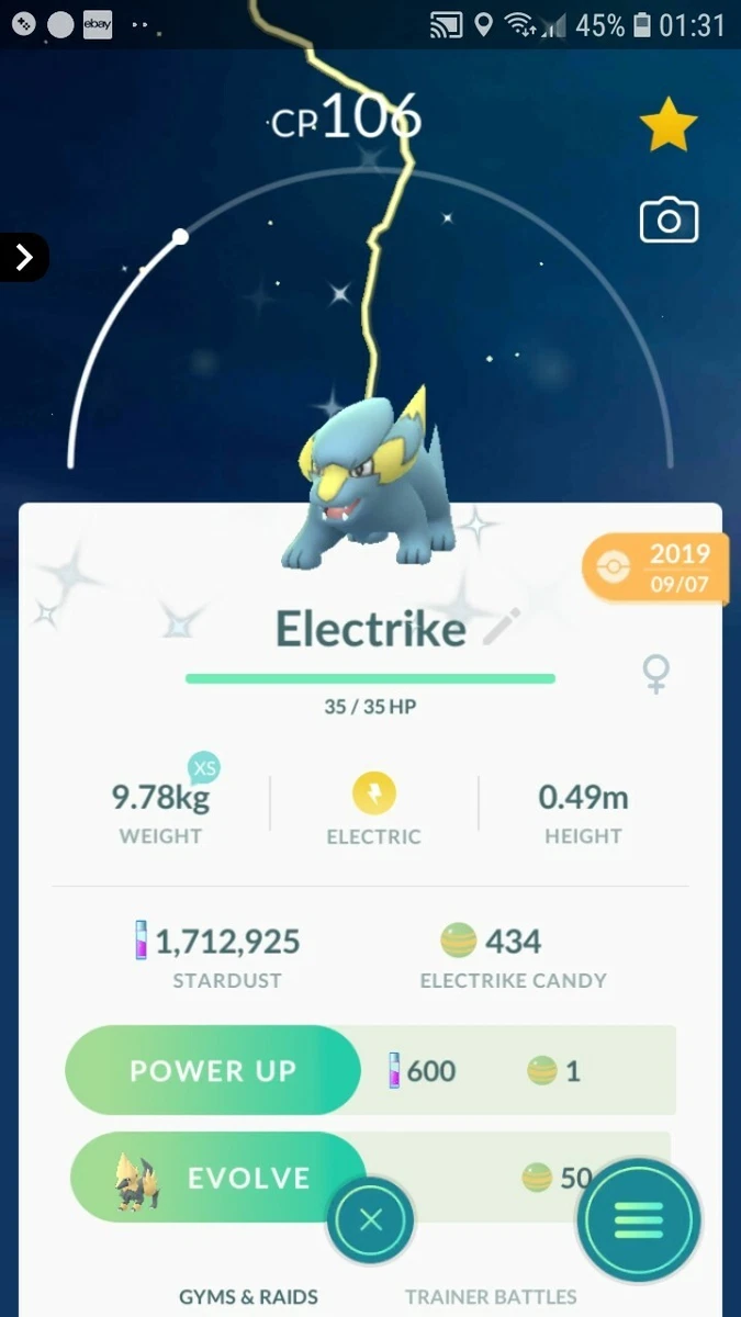 Electrike Pokemon