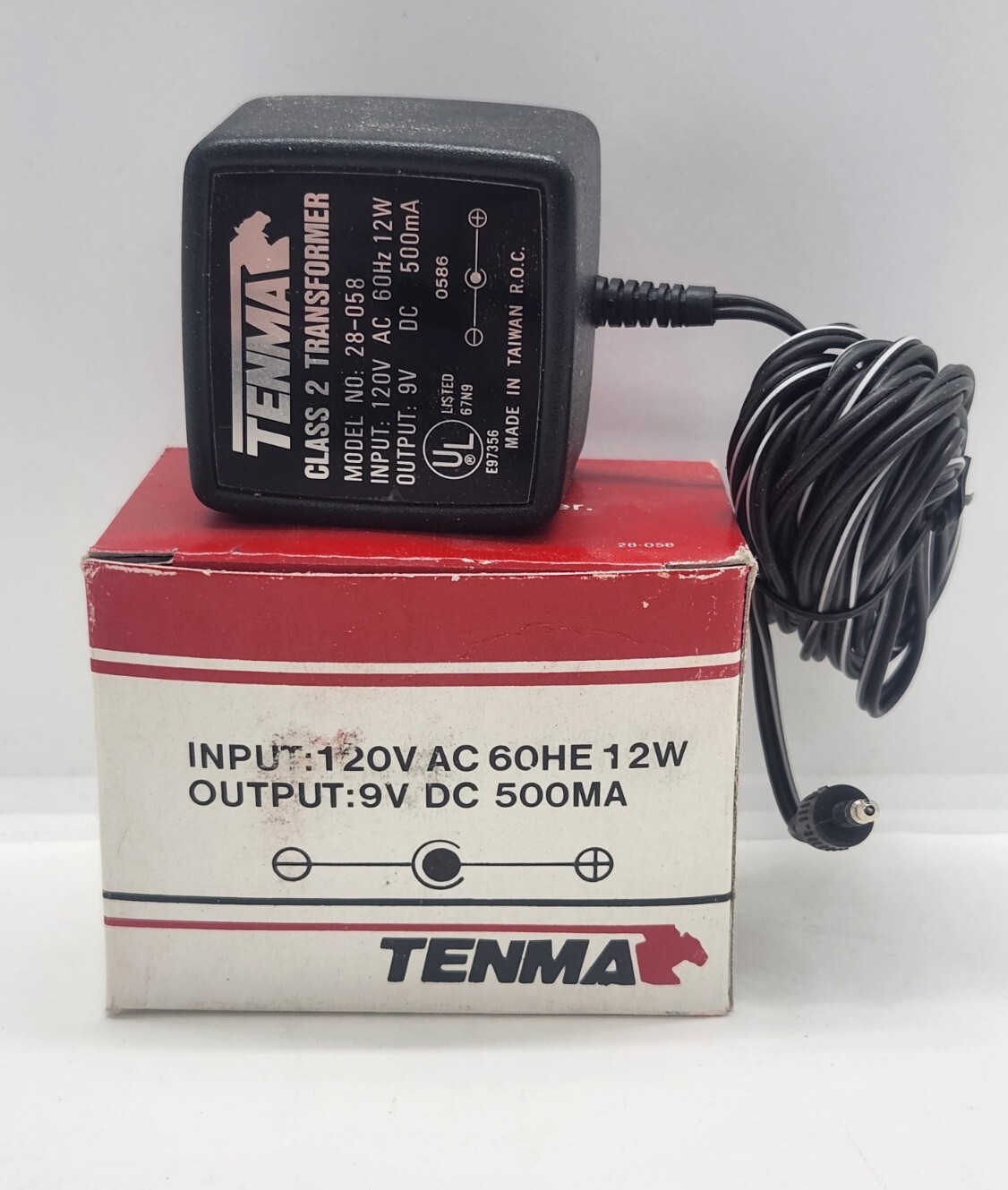 Tenma AC Adaptor 120v AC 60hz to 9v DC 500mA Class 2 Transformer NIB | eBay