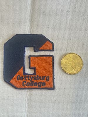 Gettysburg College bullets Vintage Embroidered Iron On Patch 2.5” X 2. ...