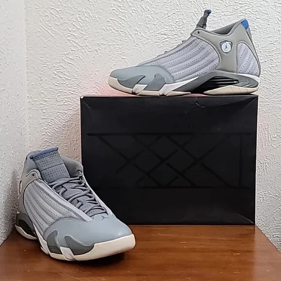 Jordans 14 Grey And Blue