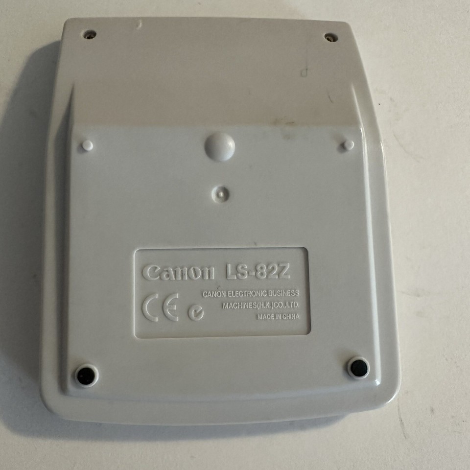 Canon LS-82Z Handheld Solar and Battery Calculator - Tested/Works | eBay