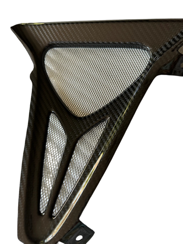 Yamaha Carbon Fiber R6 1999 2002 V Fairing Triangle | eBay