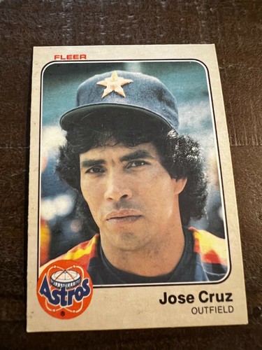 1983 Fleer Baseball Card #446 Jose Cruz (E8) | eBay