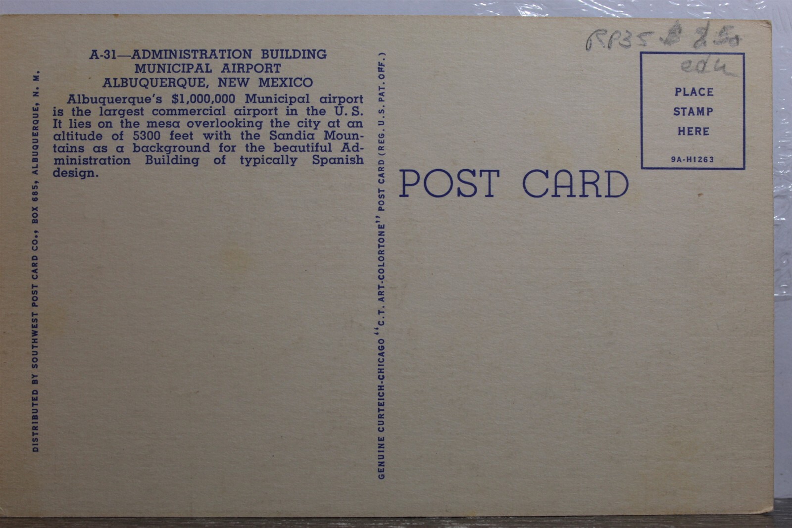 New Mexico NM Albuquerque Municipal Airport Administration Building ...