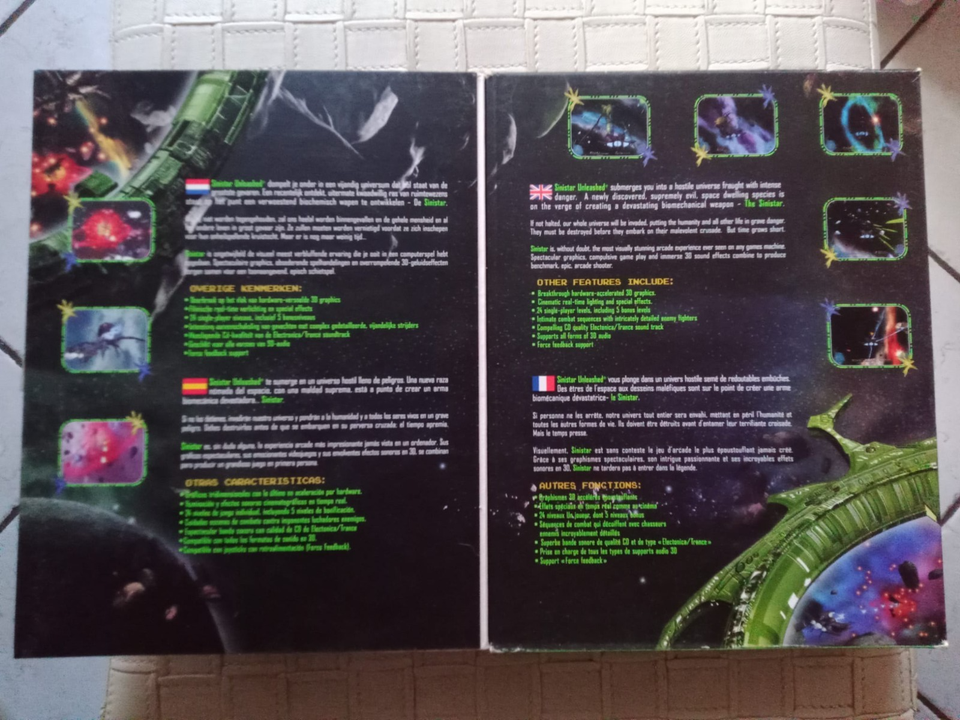 SINISTAR UNLEASHED PC BIG BOX THQ ENG FRA NHL ESP | eBay