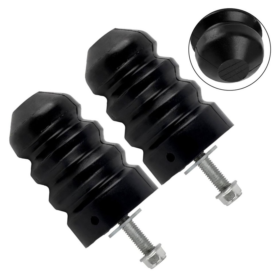 2 PCS Rear Leaf Spring Control Arm Bumper Rubber Block for Ford F250 ...