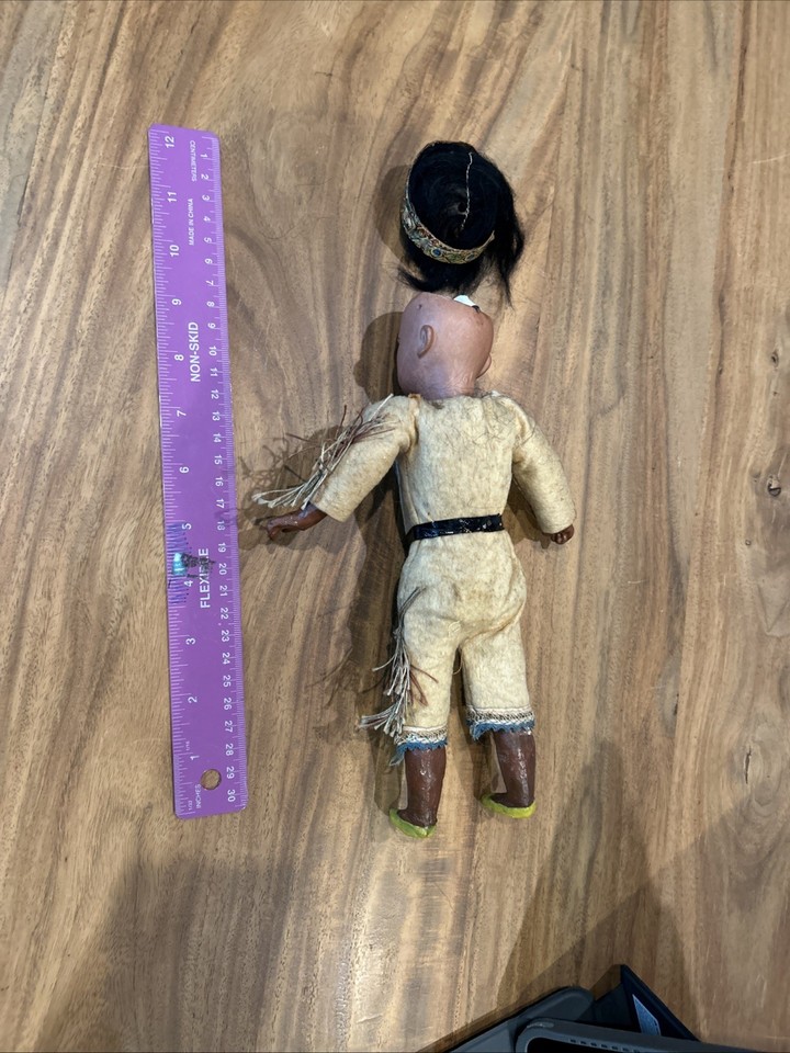 Antique German Bisque Head Doll “Germany” Mark 6/0 Ethnic Costume c ...