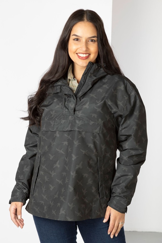 Rydale Ladies Waterproof Smock Overhead Ladies Smocks Jacket Hooded 5 ...