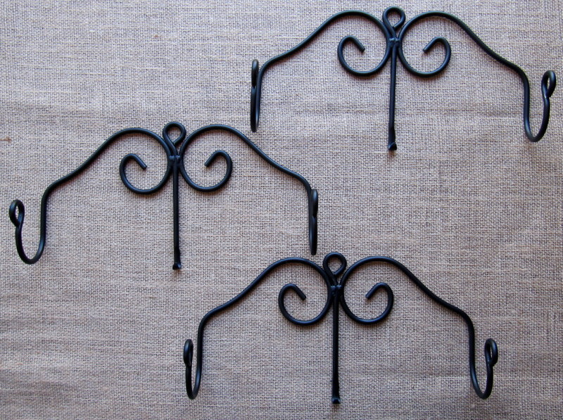 Hanging Rolling Pin Holder - Amish forged wrought iron -sturdy strong ...