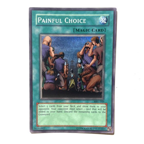 Painful Choice MP Super Rare MRL-049 Unlimited Yu-Gi-Oh! TCG See Photos ...