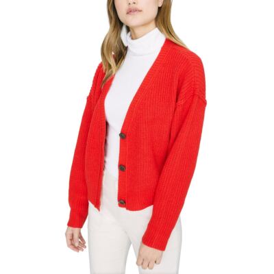 SANCTUARY NEW Women's Button-front Drop-shoulder Cardigan Sweater Top ...