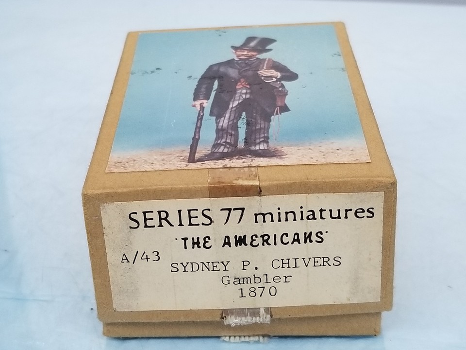 VTG 1984 Series 77 Miniatures 1870 Sydney Chivers Gambler A43 Kit 90MM ...
