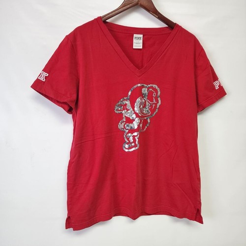 Victoria's Secret Pink Ohio State Buckeyes Silver Sequin Design OSU ...