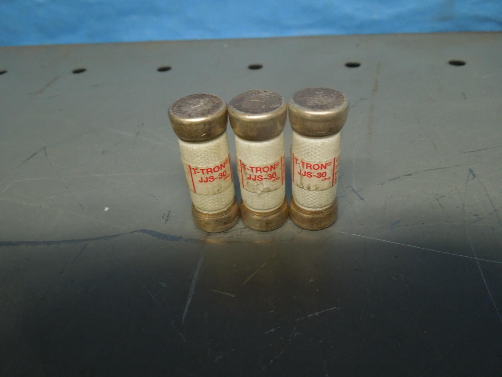 Set of 3 - Bussmann T-Tron JJS-30 Class T Fuse 30A 600V AC Used | eBay