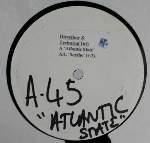 DIESELBOY & TECHNICAL ITCH ATLANTIC STATE 12" WHITE LABEL DNB **QUICK ...