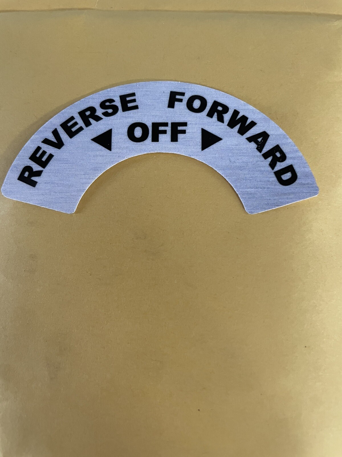 Yamaha G1 Golf Cart Instrument Panel Forward & Reverse Indicator Decal ...