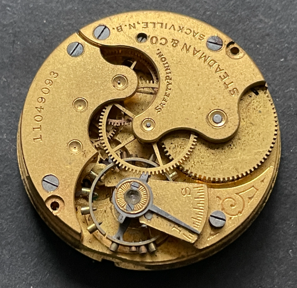 Antique 1905 Elgin Grade 289 Pocket Watch Movement Parts Private Label ...