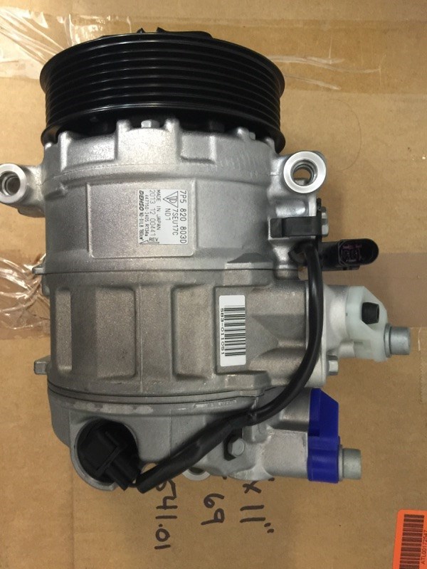 AC Compressor 4.8l 95812601401 Fits 2011-2018 Porsche Cayenne 92a OEM ...