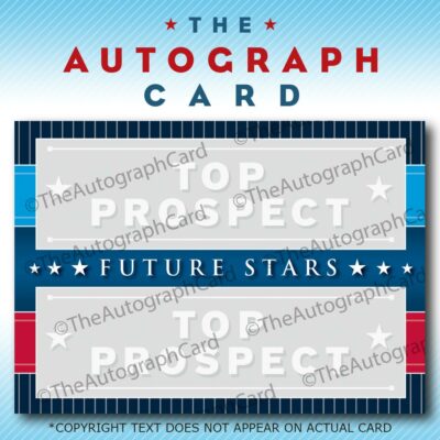 The Autograph Card Blank Signature cards 25 DUAL | eBay